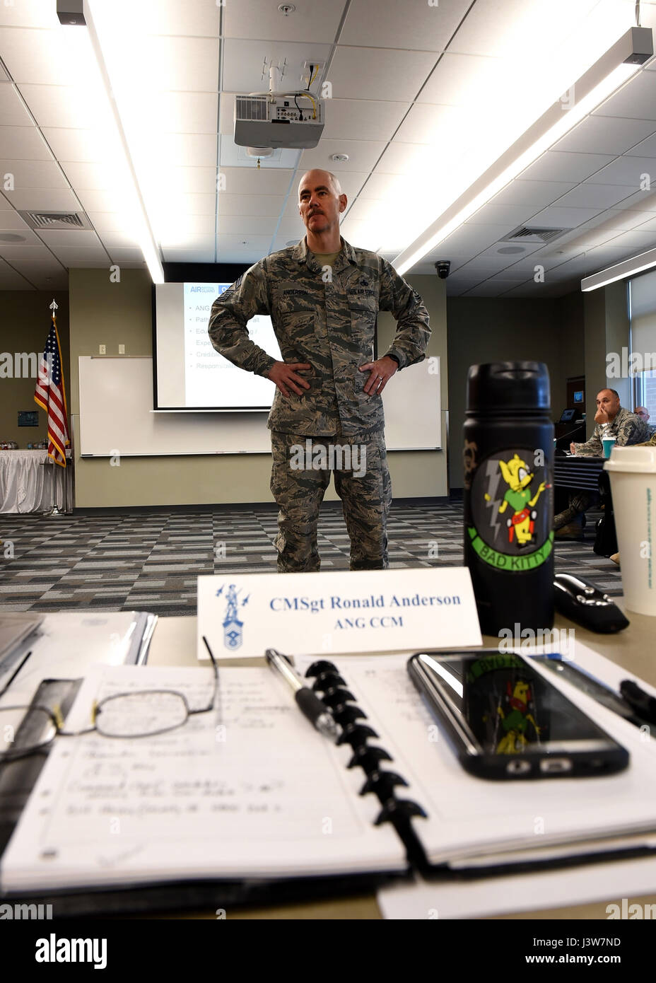 Command chief master sergeant of the air national guard hi-res stock ...