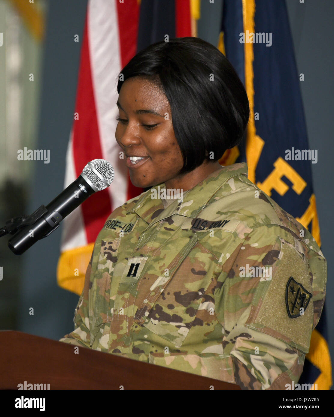 The incoming commander Capt. Rachel Pierre-Louis, assigned to Charlie ...