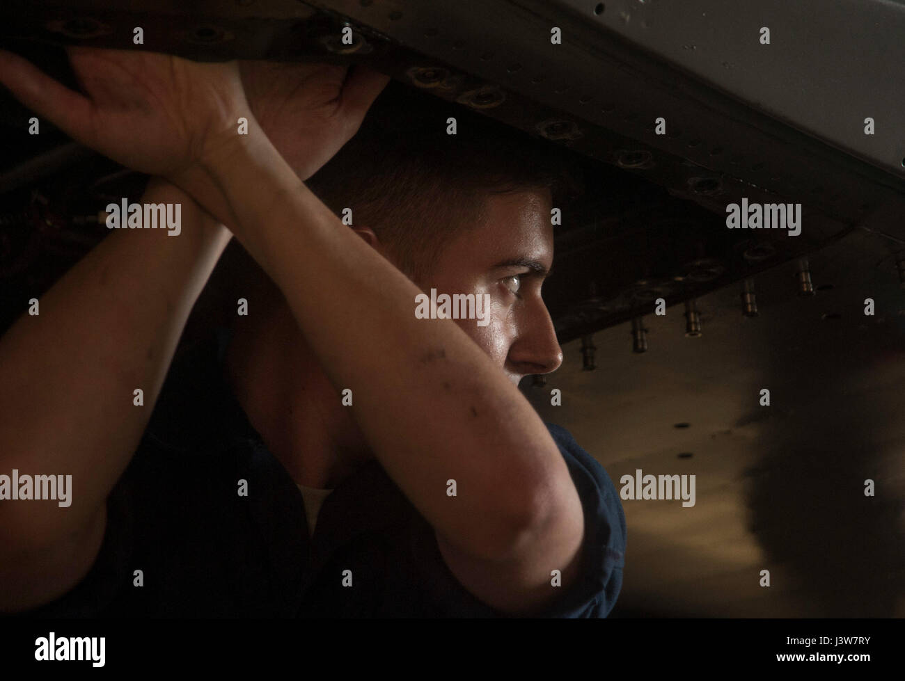 U.S. Air Force Airman 1st Class Alex Raleigh, 67th Aircraft Maintenance ...