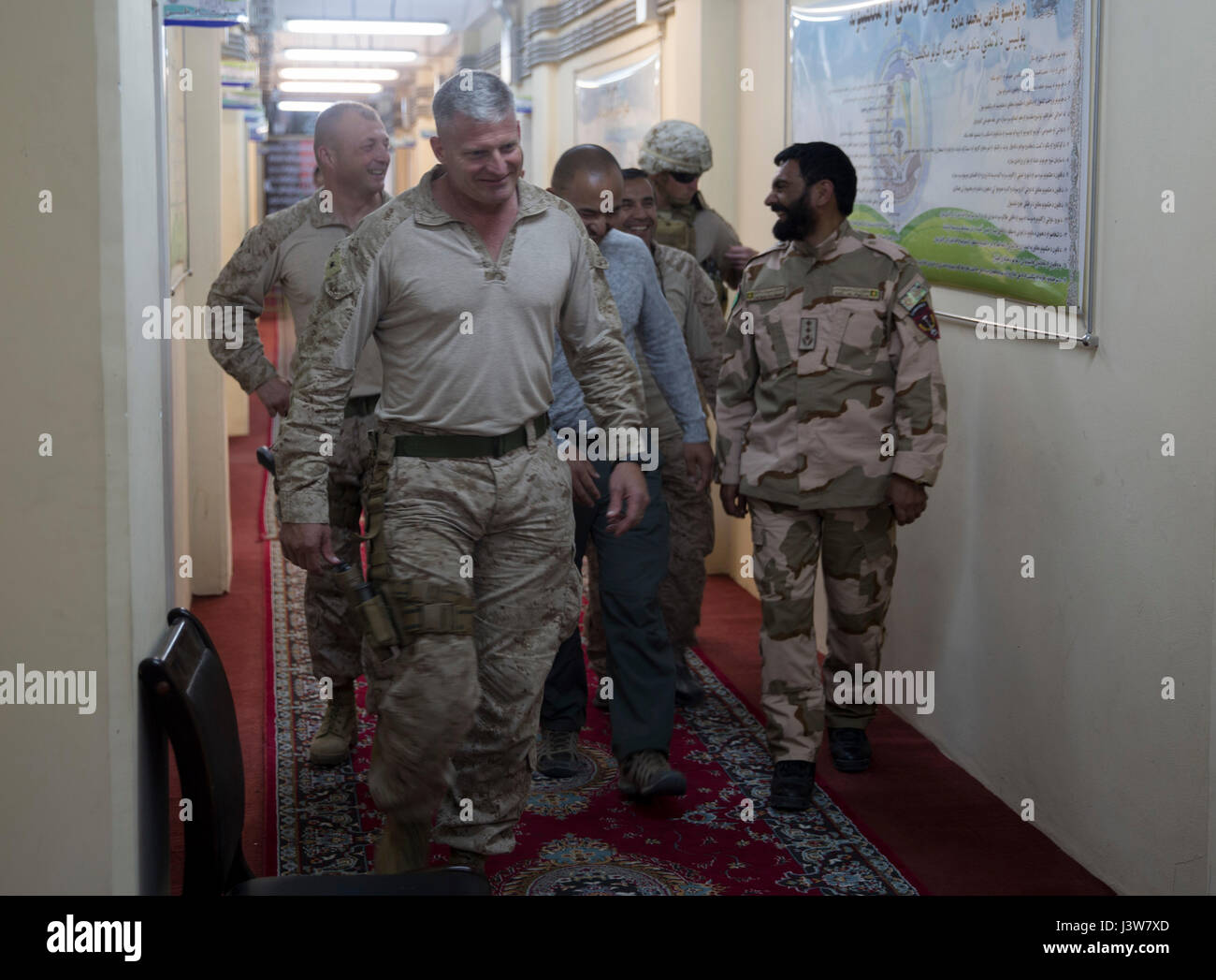 Brig. Gen. Roger Turner, left, commanding general of Task Force ...