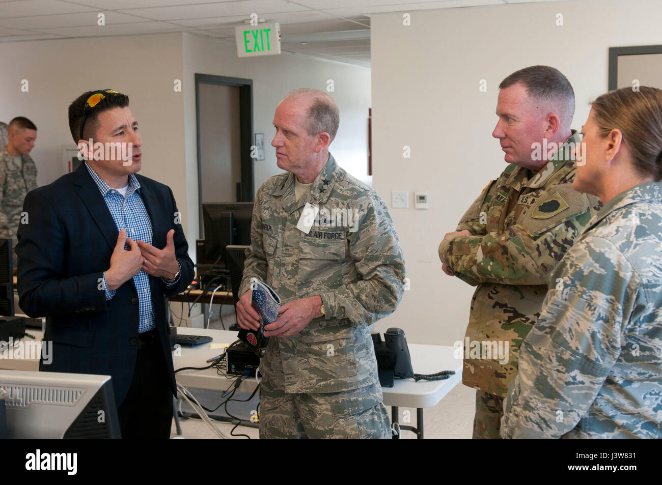 Maj. Gen. Don Dunbar, the adjutant general of the Wisconsin National ...