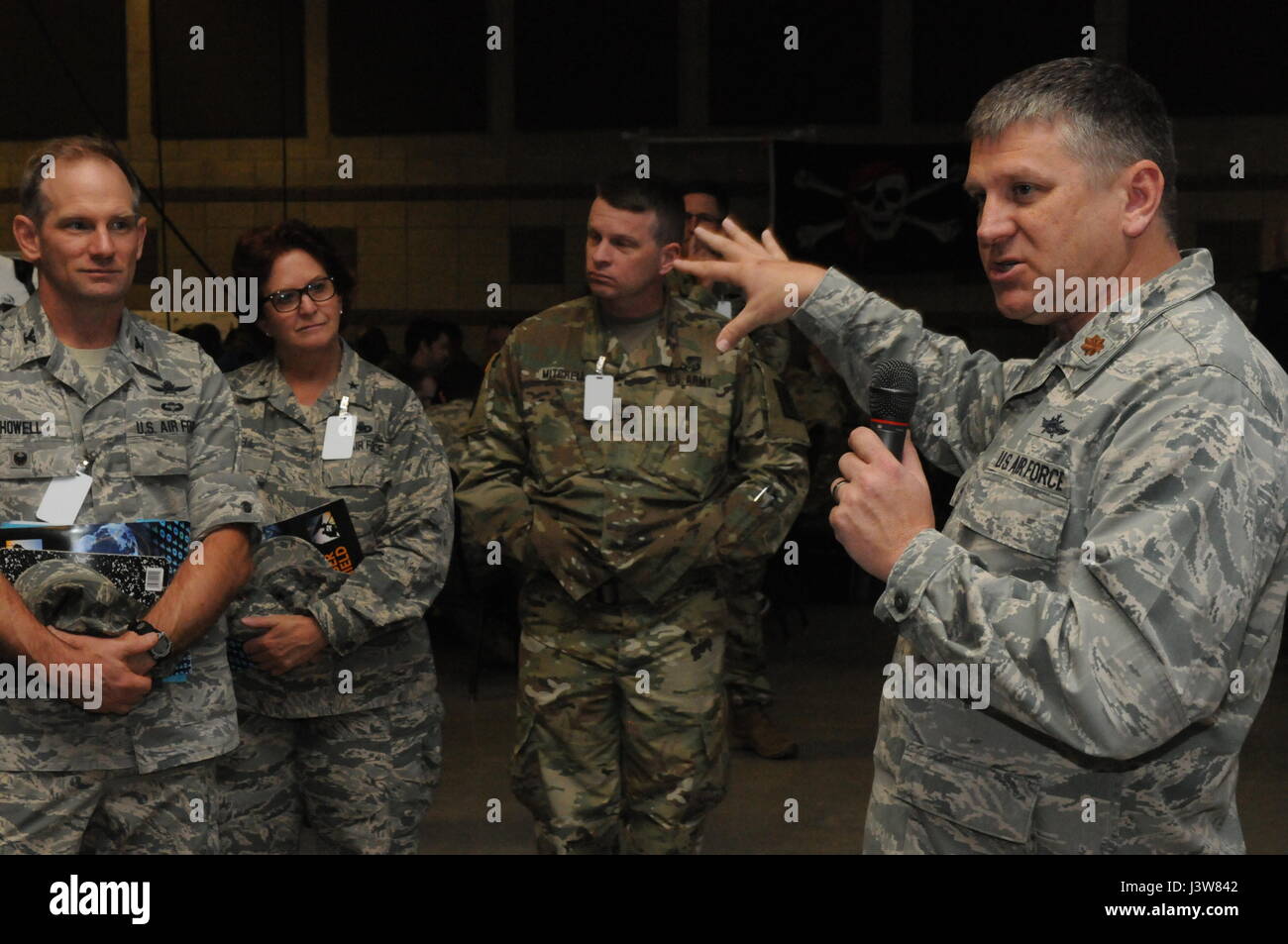 Air National Guard Brig. Gen. Dawn Ferrell, the Texas Military ...