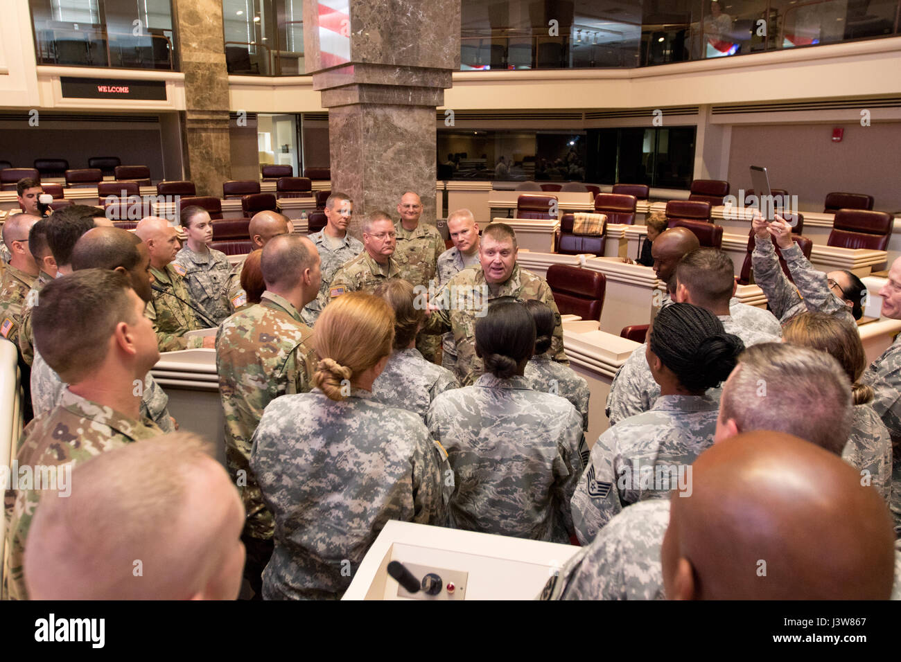 Alabama National Guard Adjutant General Maj. Gen Perry G. Smith speaks ...