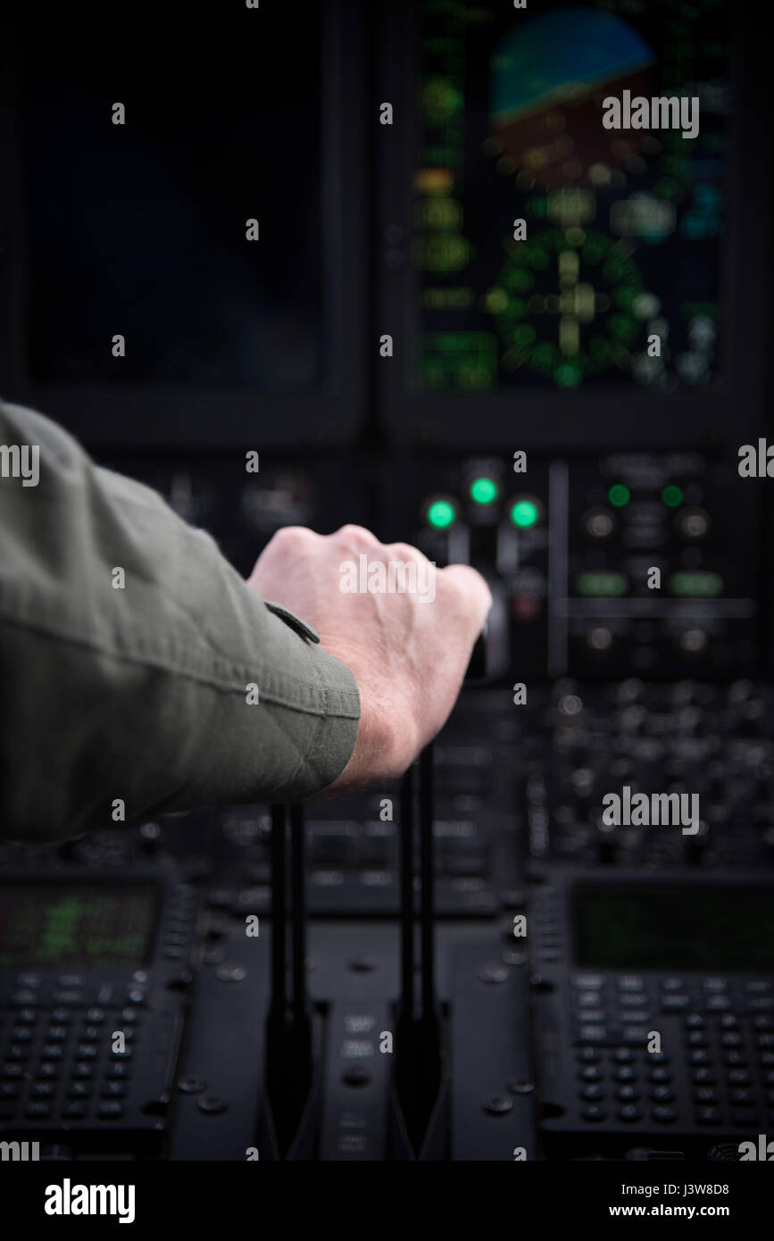 Col. Michael Manion, 403rd Wing commander pulls back on the throttle of ...