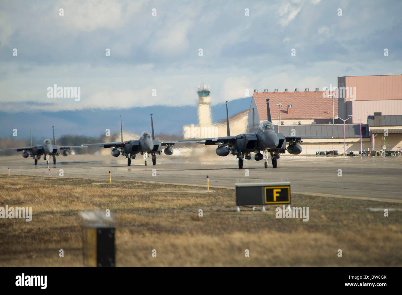 EIELSON AIR FORCE BASE, Alaska – U.S. Air Force F-15 Strike Eagle ...