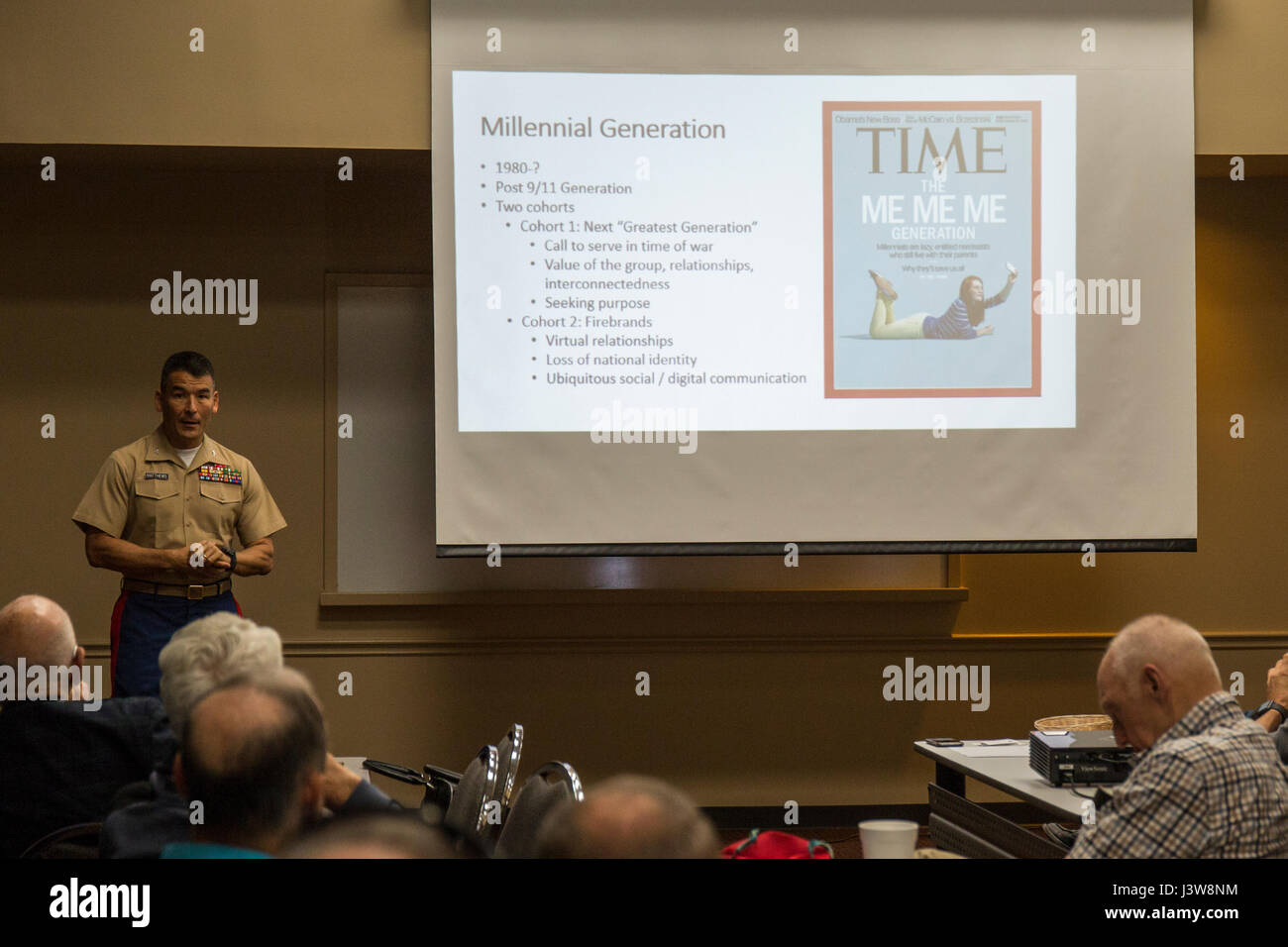 U.S. Marine Corps Col Keven W. Mathews, commanding officer of the 8th ...