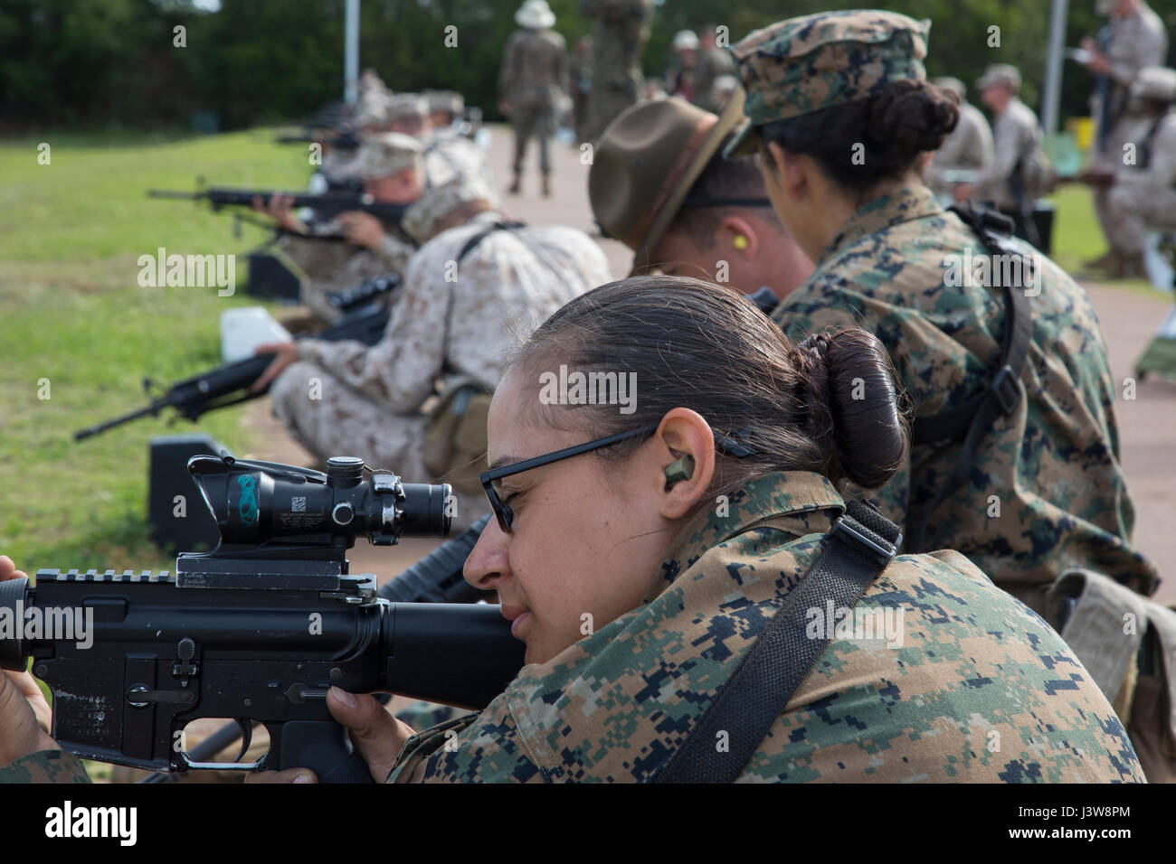 U.S. Marine Corps Rct. Juanita Rodriguez, platoon 4021, Company O., 4th ...