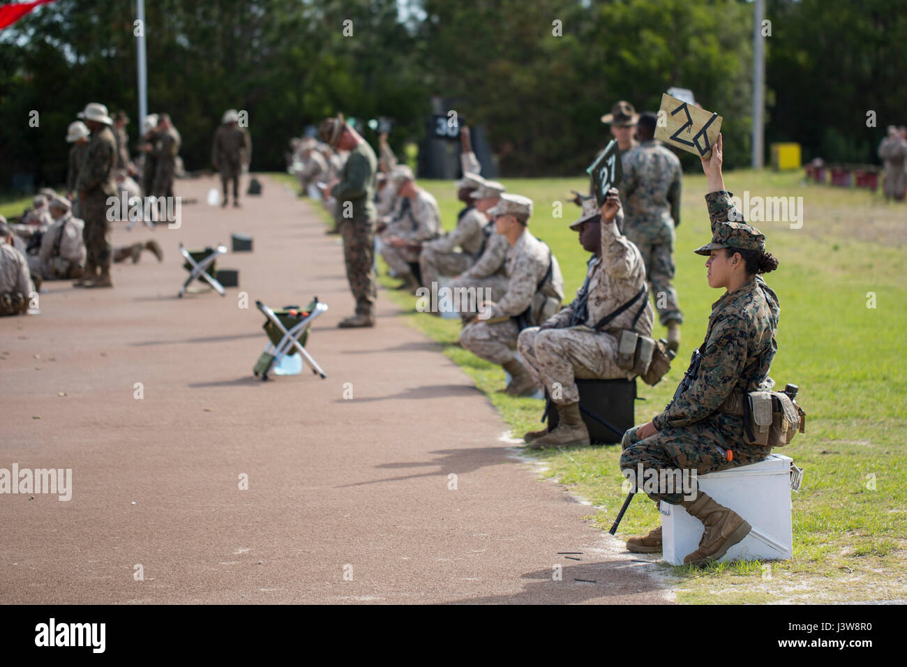 U.S. Marine Corps Rct. Jahayra Chairez, platoon 4021, Company O., 4th ...
