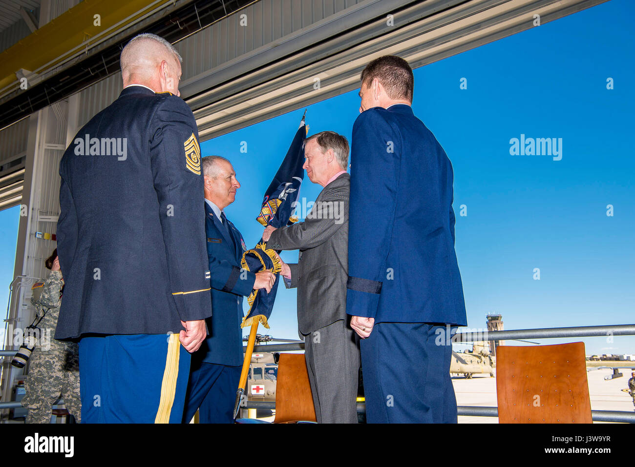 The command of the Colorado National Guard is officially transferred to ...