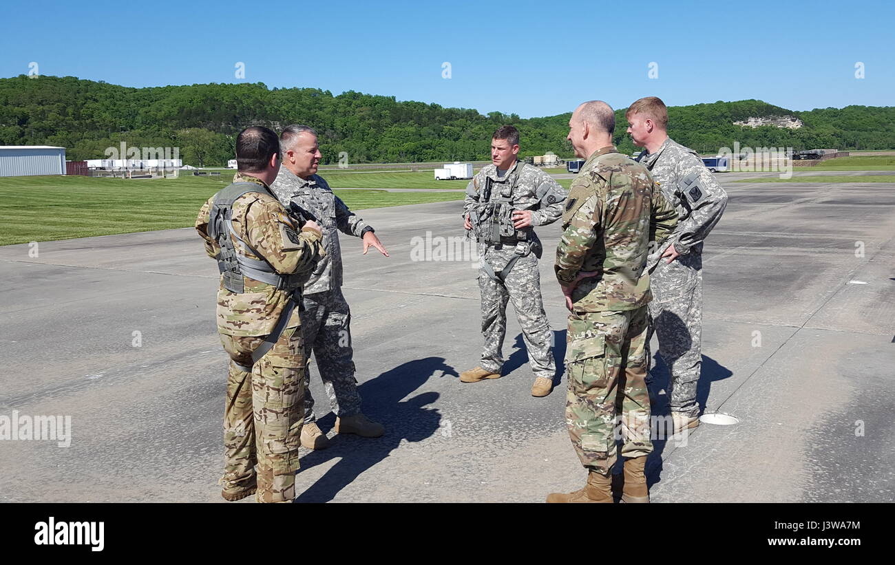 Missouri Army National Guard Brig. Gen. David Boyle, director of the ...