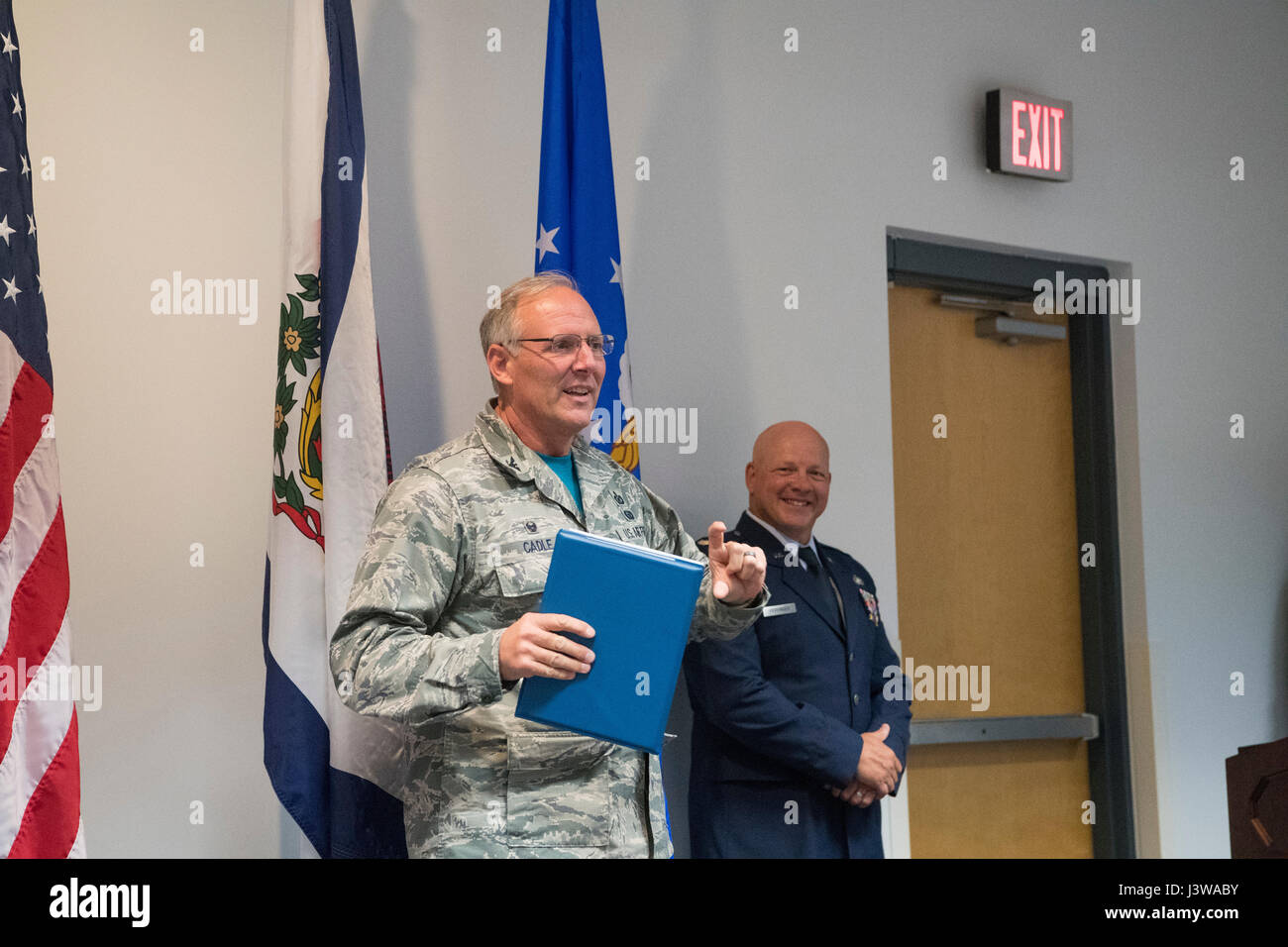 Col. Michael Cadle, 130th Airlift Wing Mission Support Group commander ...