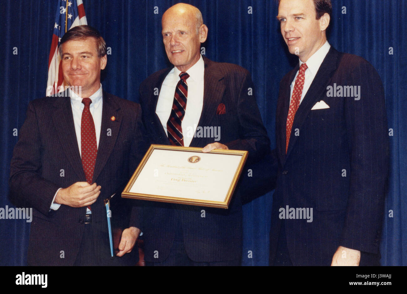 ROSKENS- END HUNGER AWARDS 1990 - Administrators taking a photo with ...