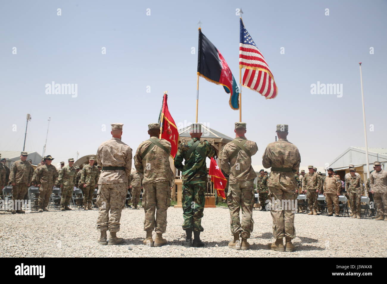 U.S. Army soldiers, U.S. Marines, and soldiers with the Afghan National ...