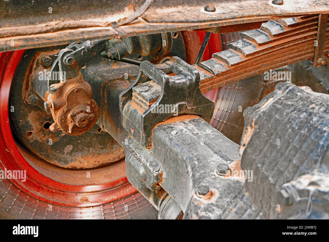 Leaf spring suspension hi-res stock photography and images - Alamy