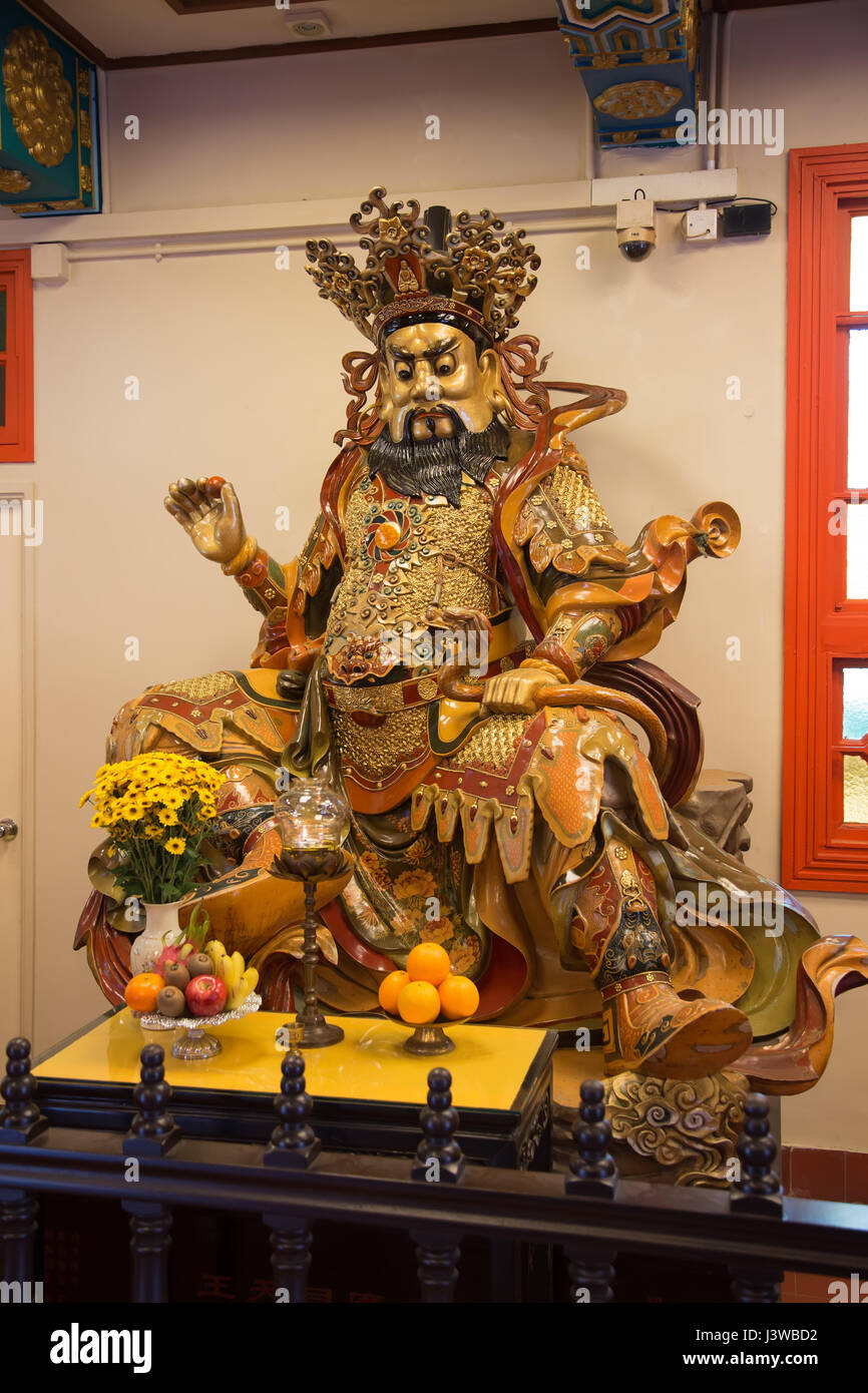 Interior of the Po Lin monastery on Lantau Island (Hong Kong Stock ...