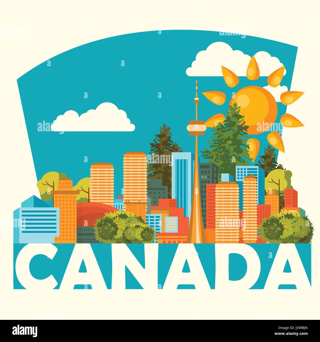 Vintage Map Of Montreal Stock Vector Images - Alamy