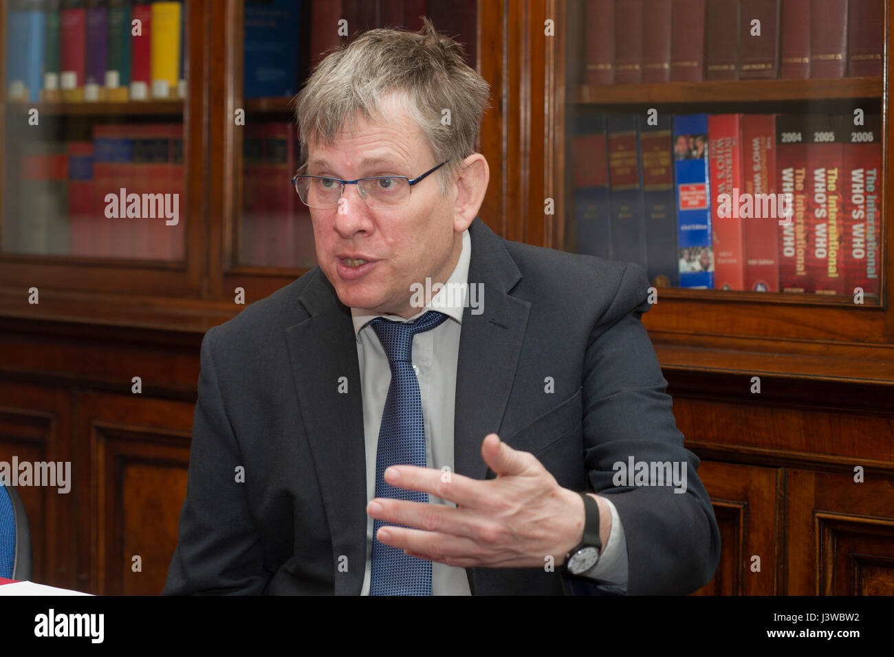 Alex Vines OBE - Head of Chatham House Africa programme Stock Photo - Alamy