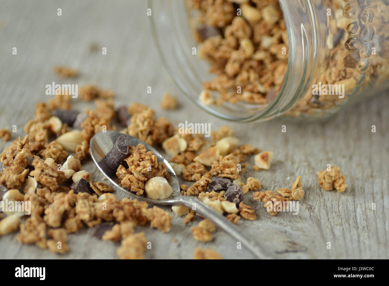 Home made granola Stock Photo - Alamy