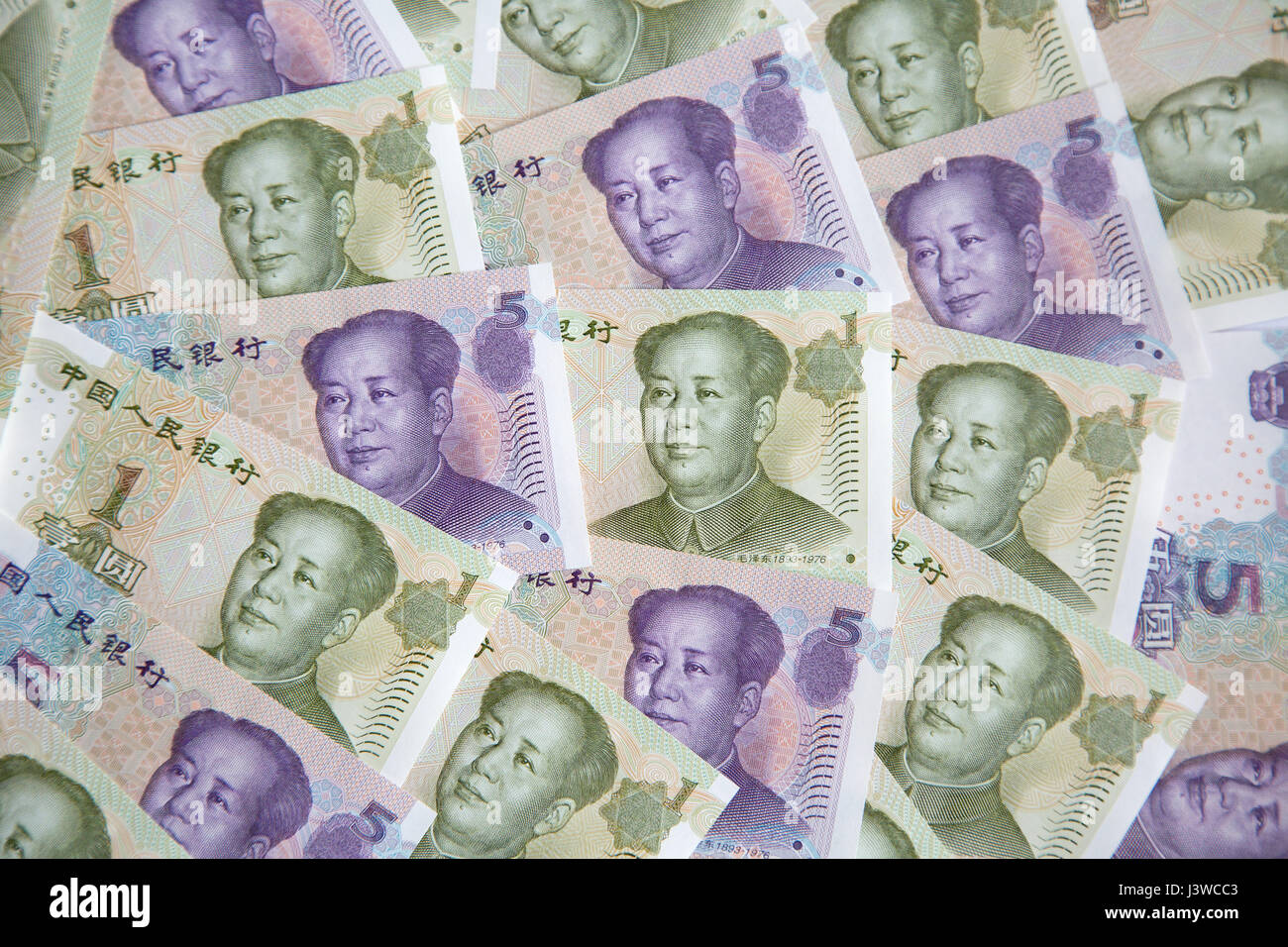 Collection of the chinese banknotes Stock Photo - Alamy