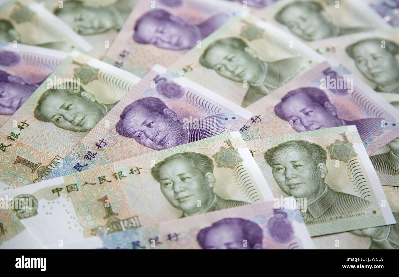 Collection of the chinese banknotes Stock Photo - Alamy