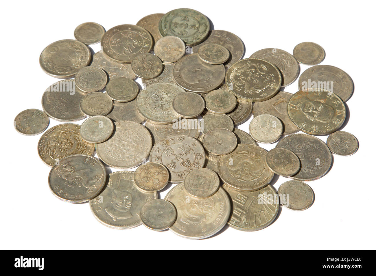 Huge pile of the China coins Stock Photo - Alamy