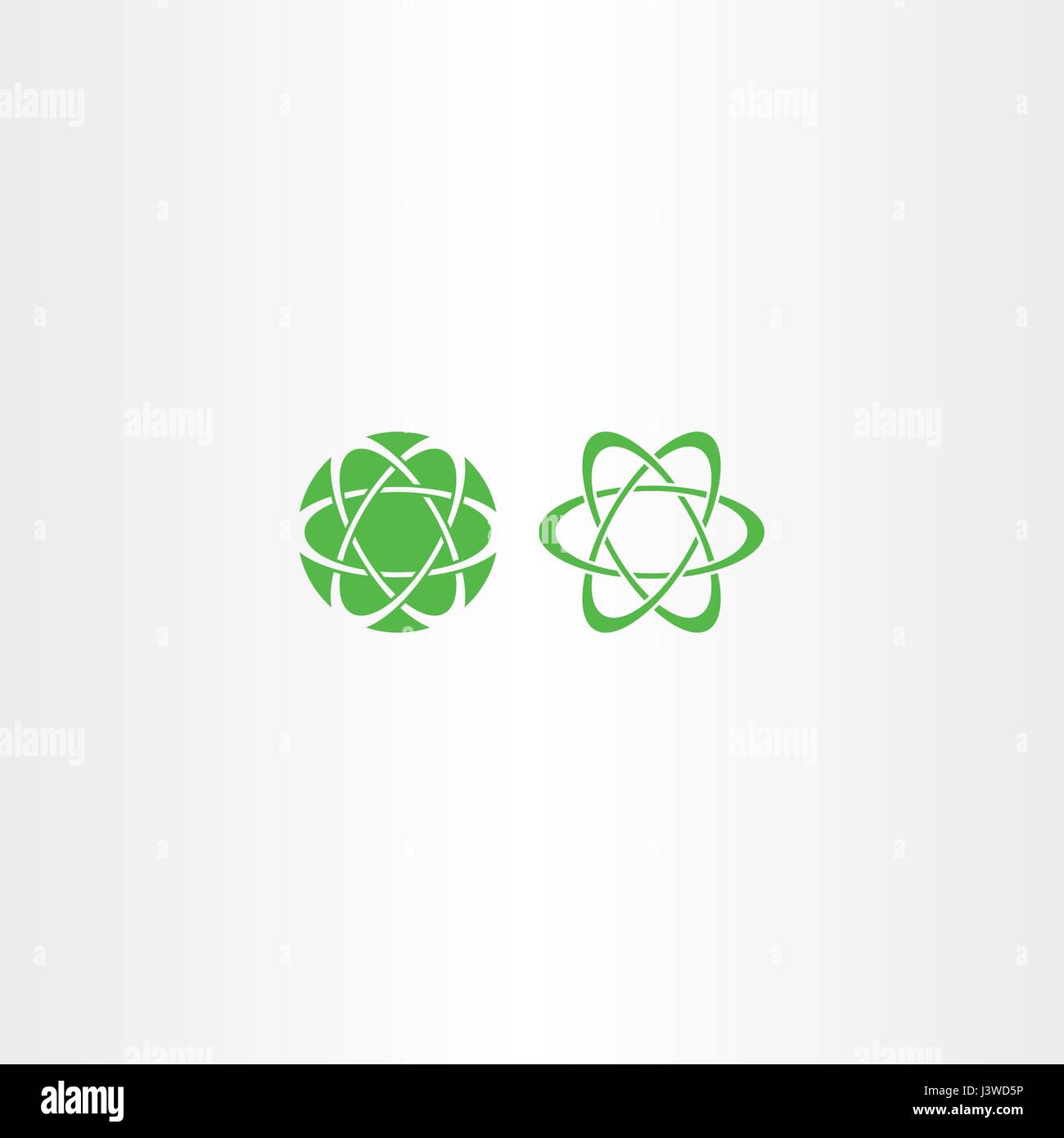 Nuclear vector logo particle hi-res stock photography and images - Alamy