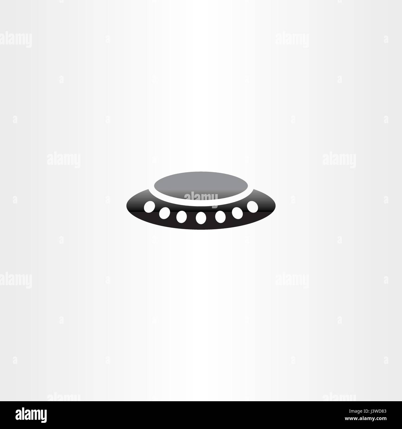 alien ufo icon vector symbol Stock Vector Image & Art - Alamy