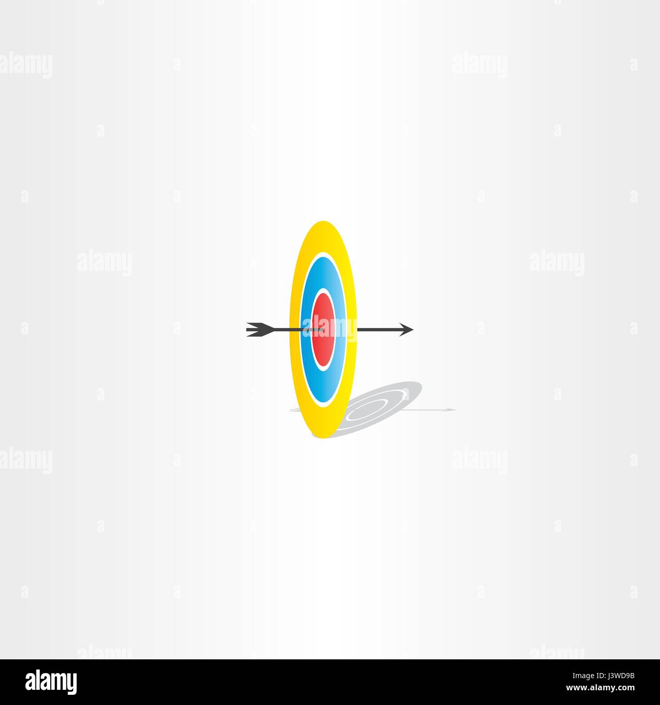 arrow and target sign vector logo symbol Stock Vector Image & Art - Alamy