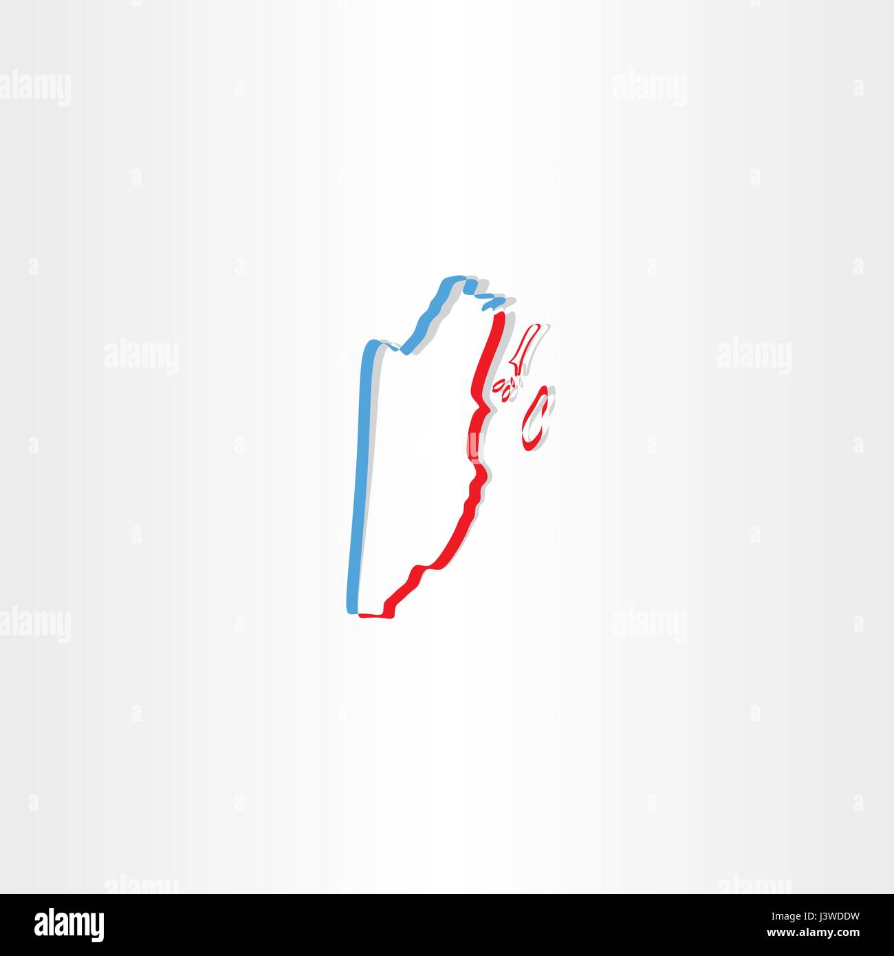 Belize vector map hi-res stock photography and images - Alamy