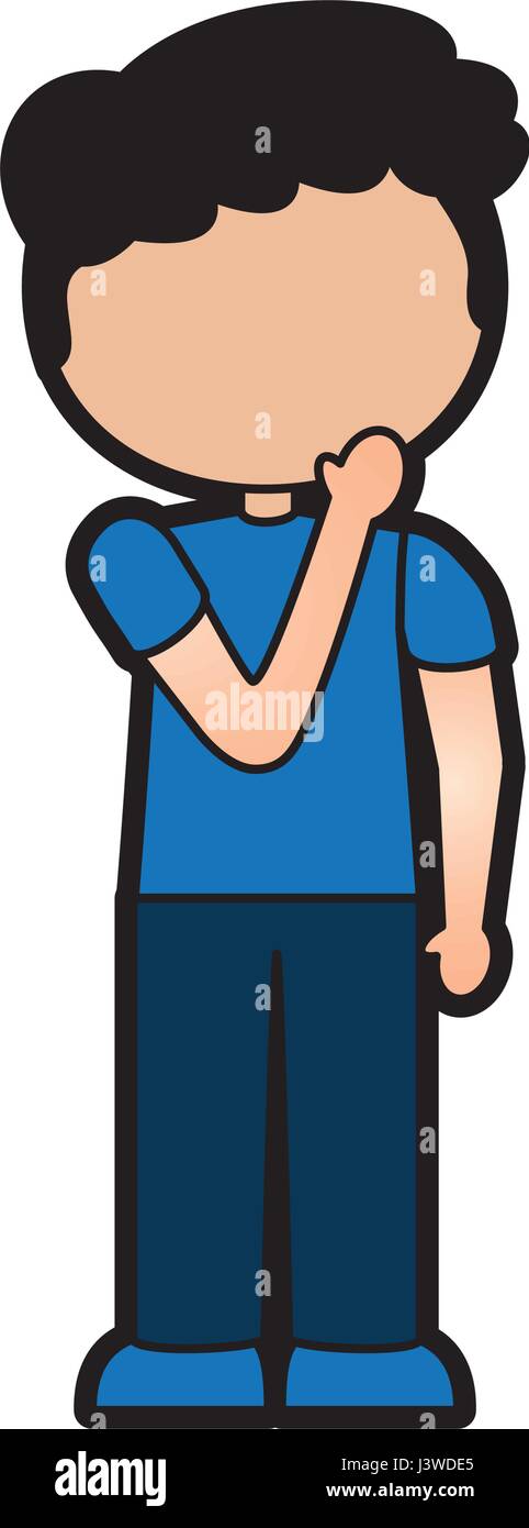 cute little boy character Stock Vector Image & Art - Alamy