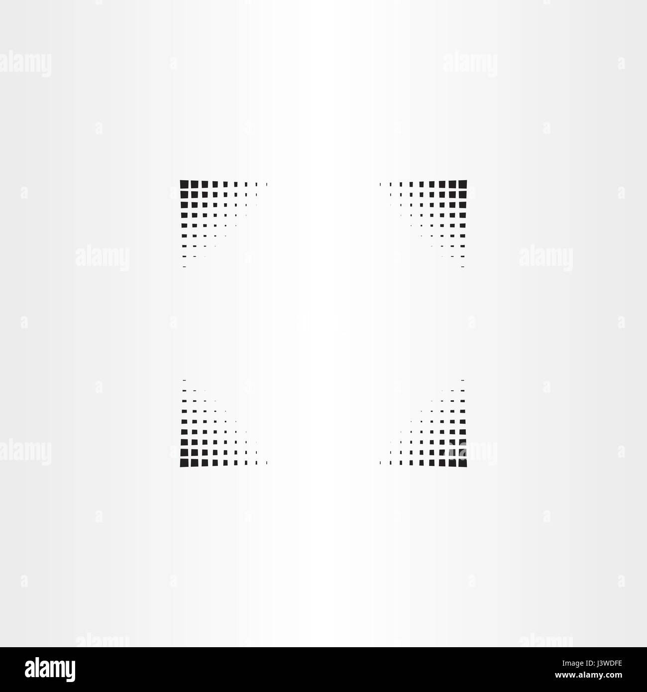 black halftone border frame vector element Stock Vector Image & Art - Alamy