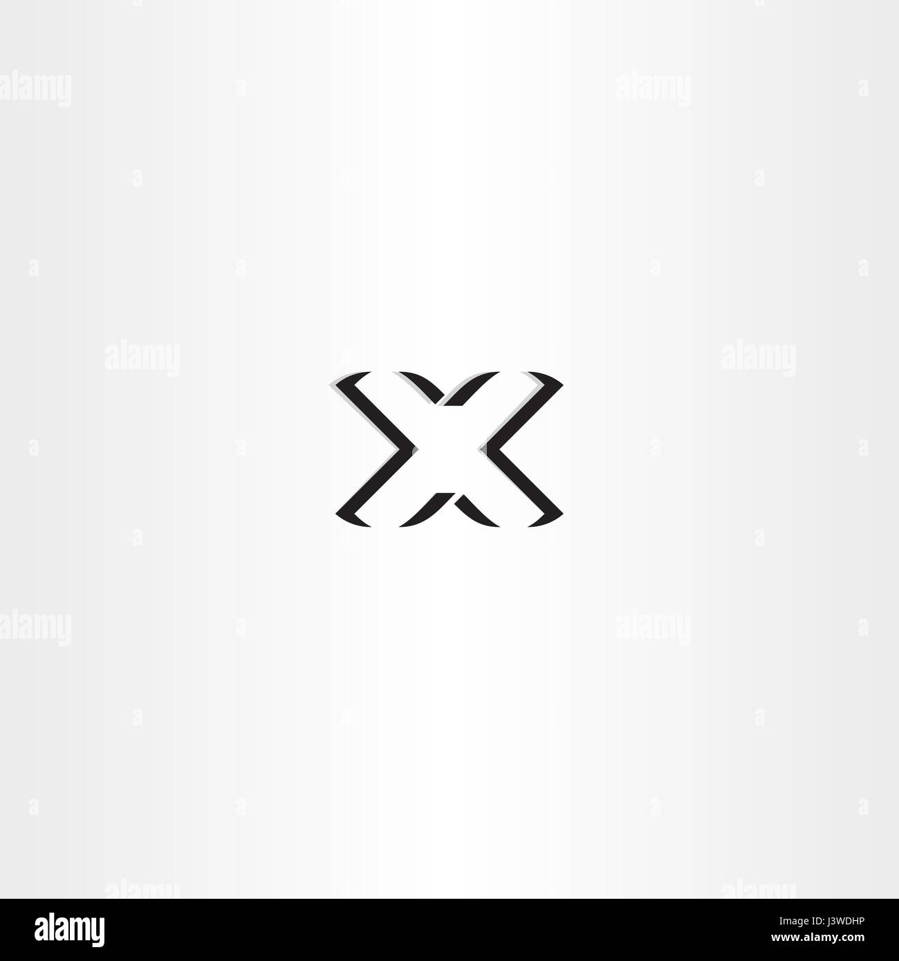 Black X Logo