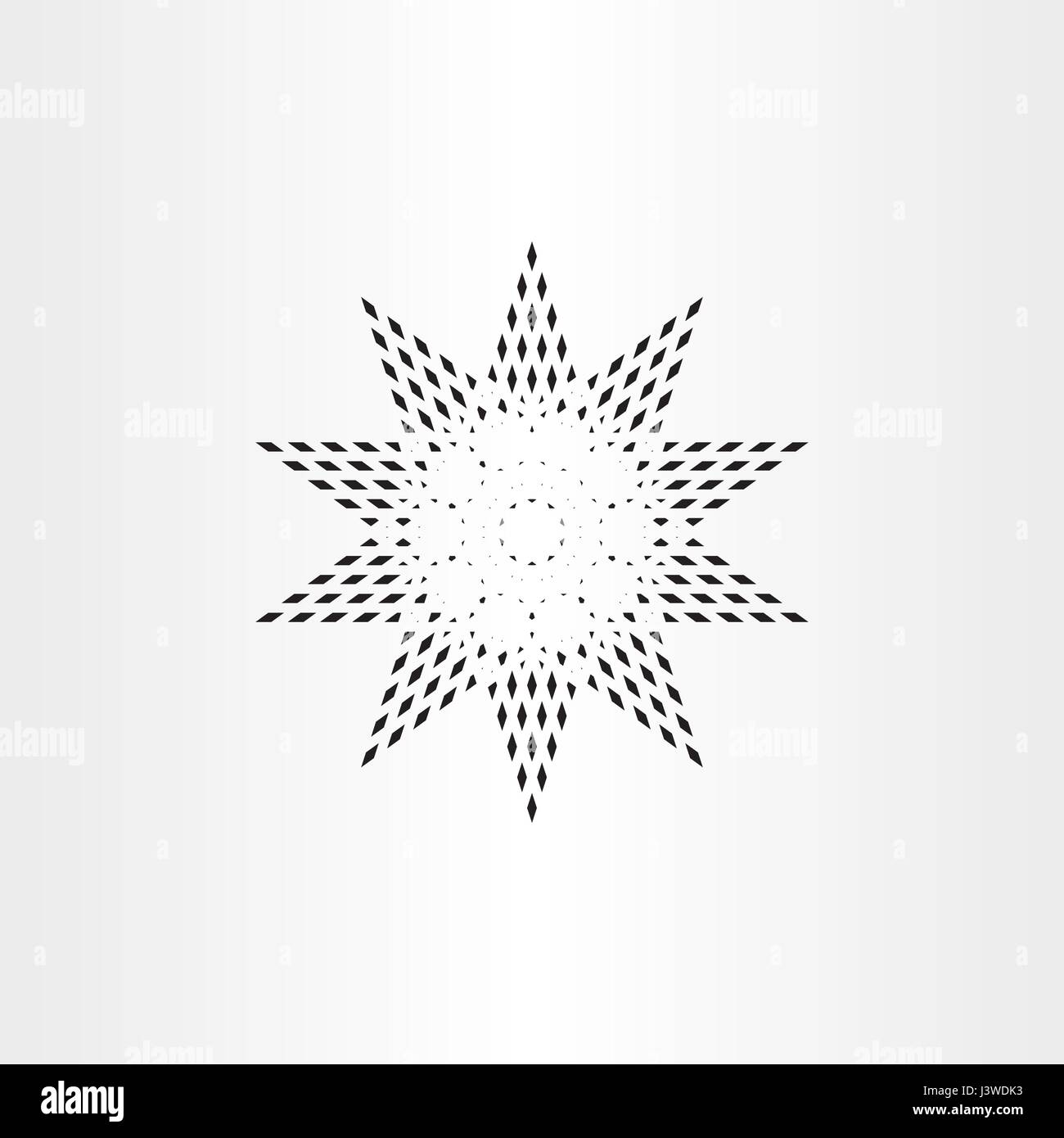 black star with dots vector design Stock Vector Image & Art - Alamy