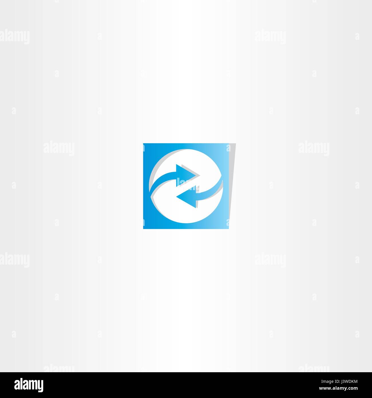 blue arrow square logo vector symbol Stock Vector Image & Art - Alamy