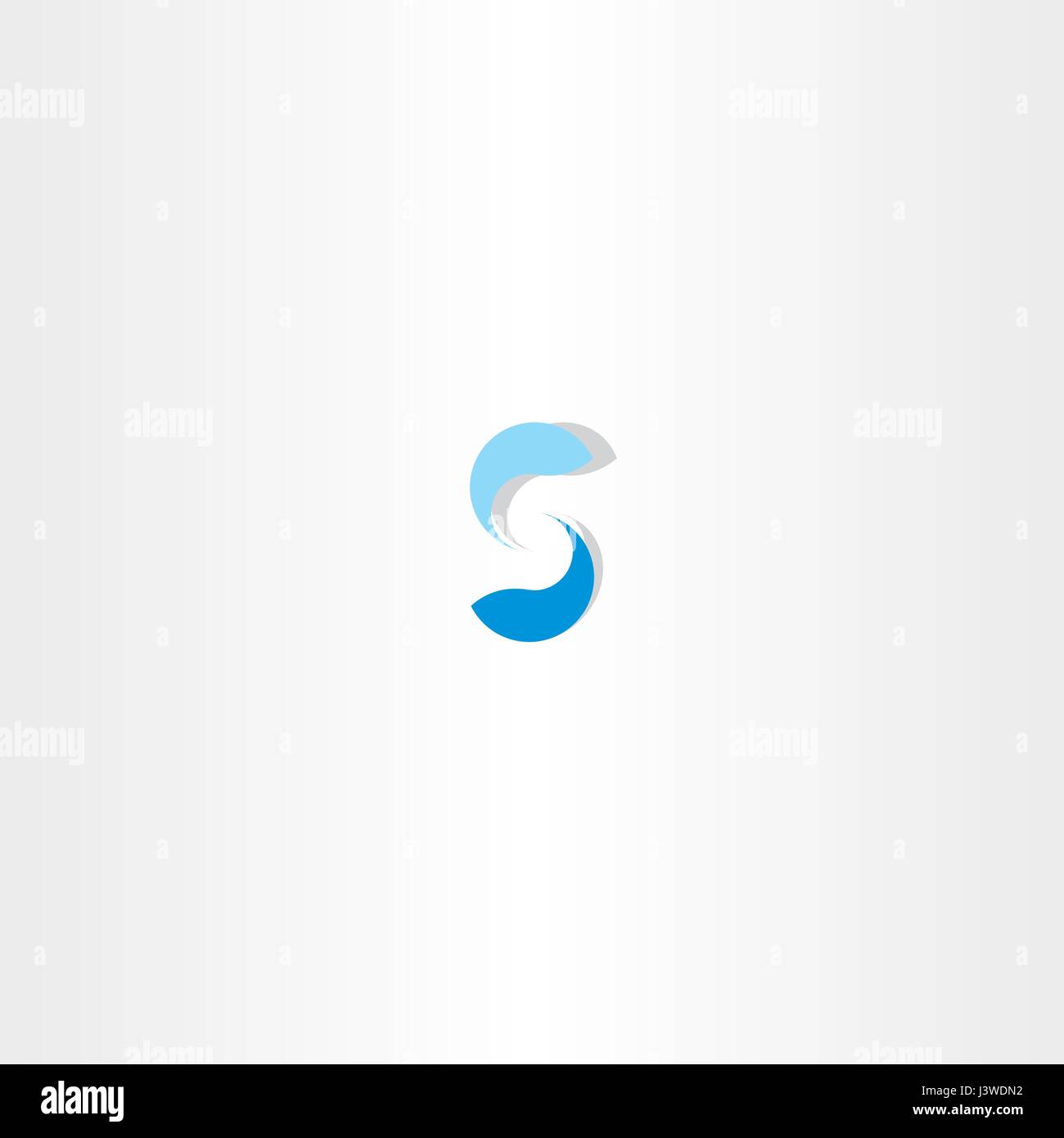 blue fish letter s logo icon symbol Stock Vector Image & Art - Alamy