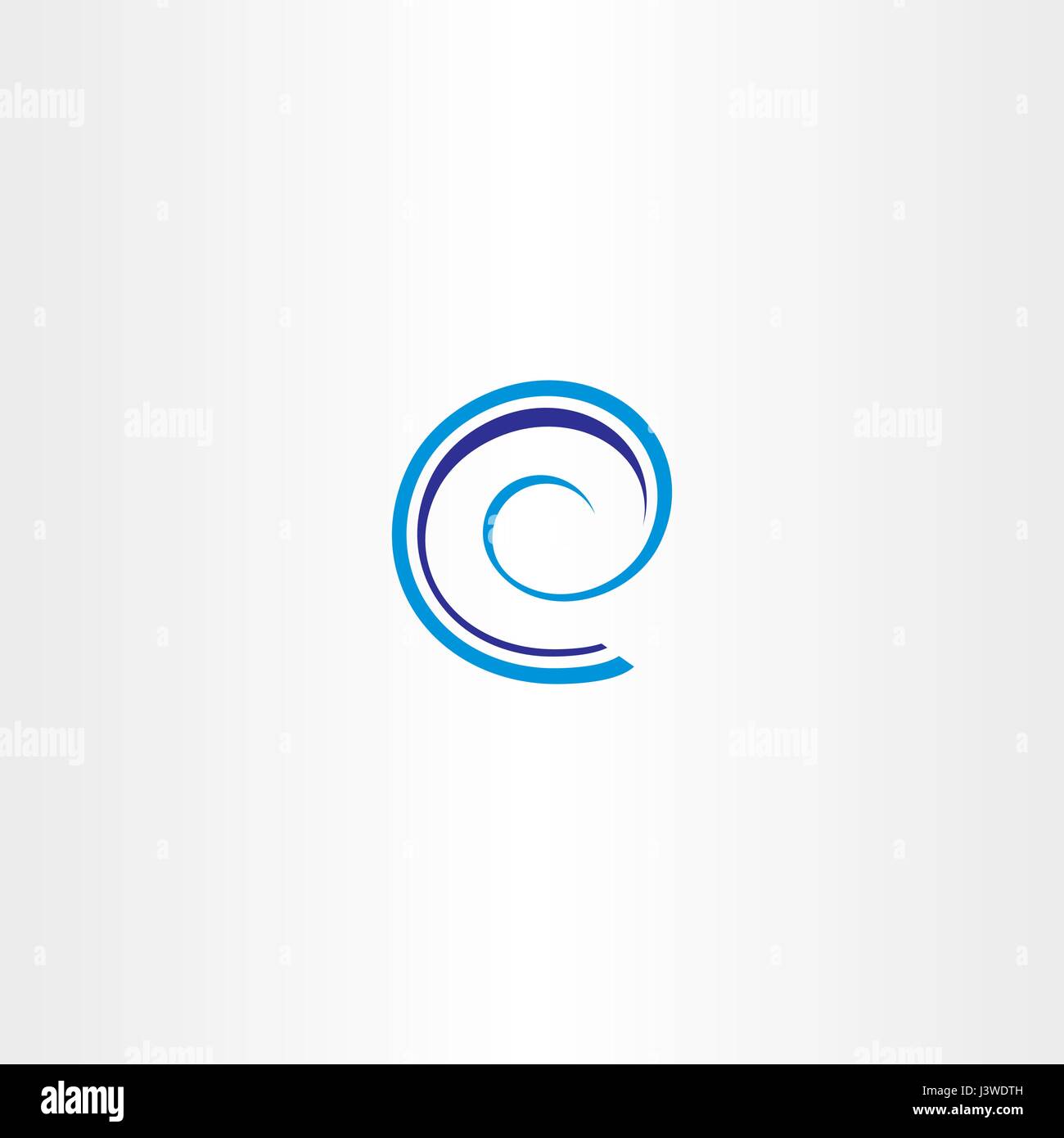 blue spiral letter e icon logo sign Stock Vector Image & Art - Alamy