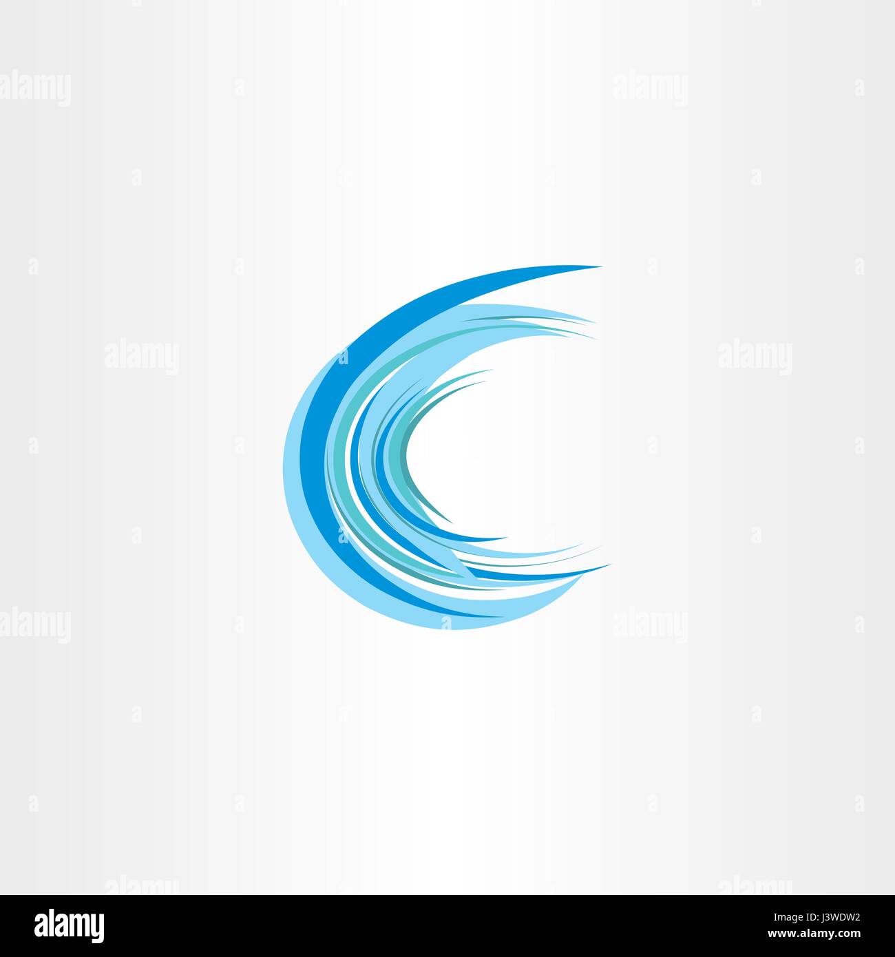 Ocean wave letter vectors hi-res stock photography and images - Alamy