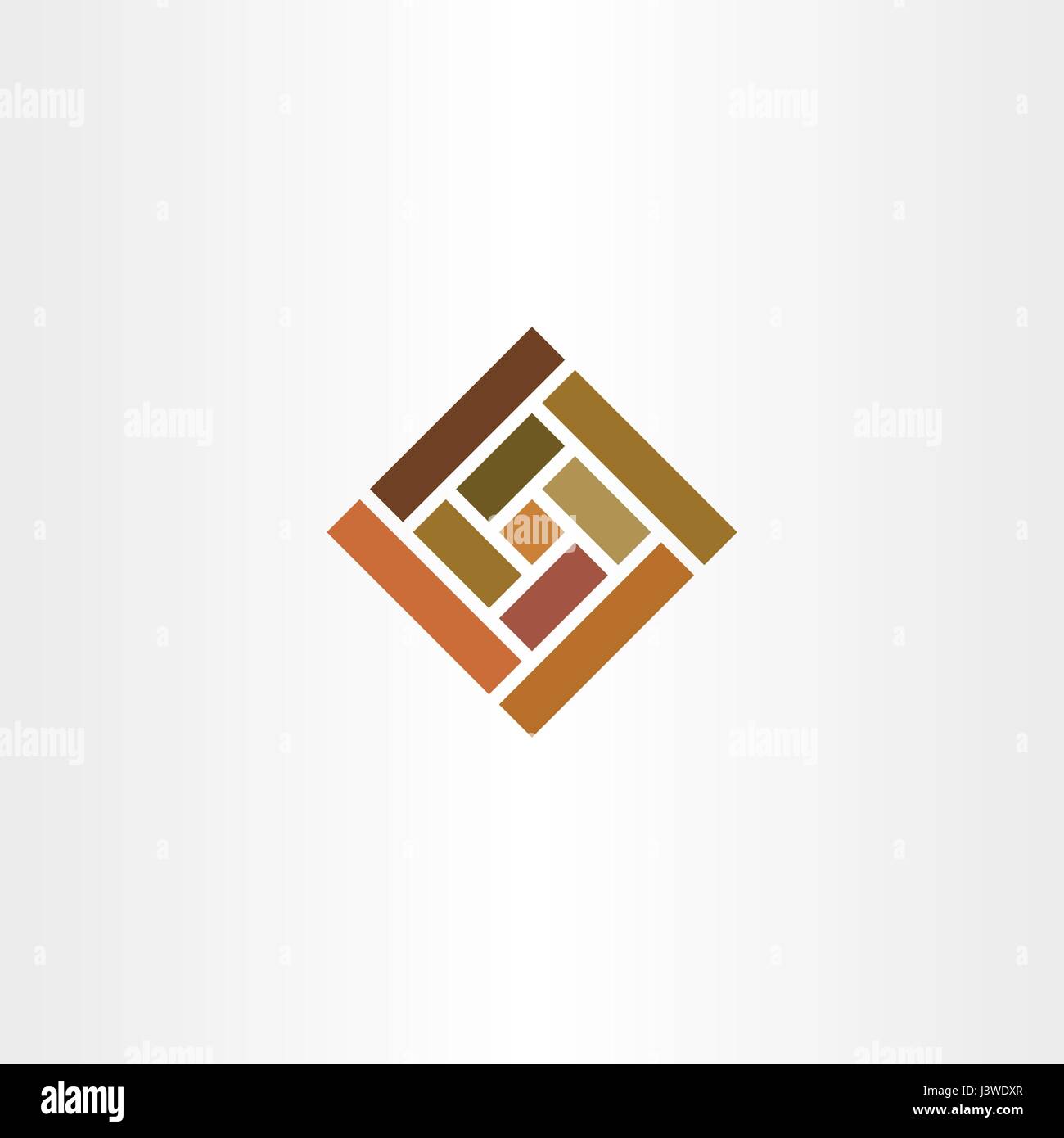 brown wall tile square logo vector icon stone Stock Vector Image & Art ...
