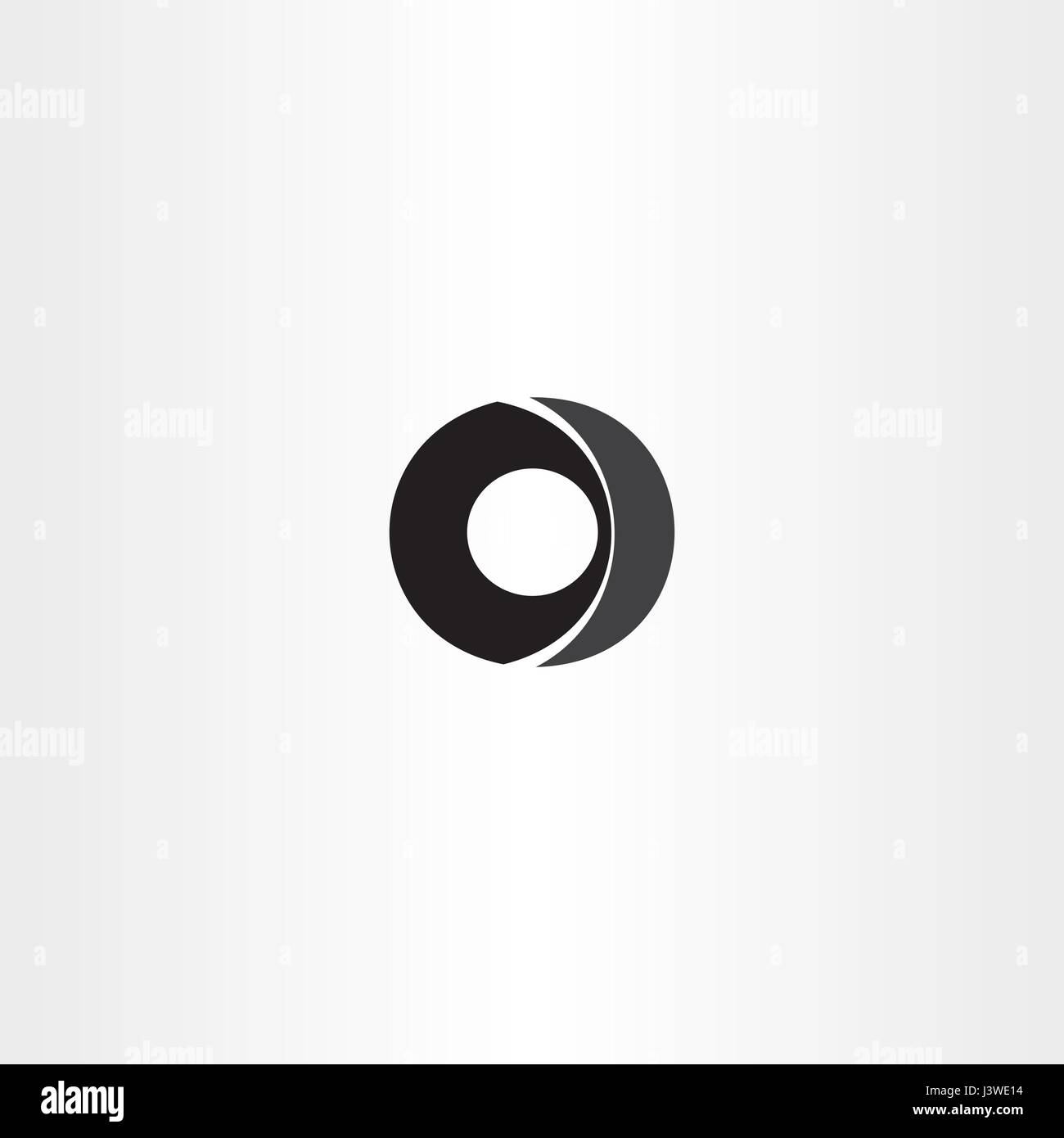 car wheel black letter o icon Stock Vector Image & Art - Alamy