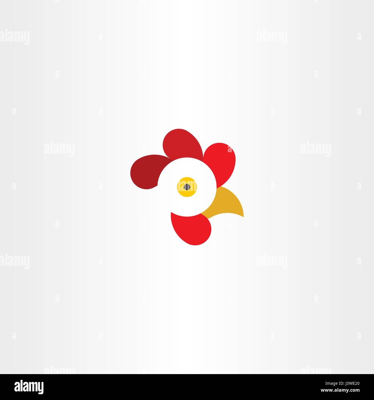 chicken or rooster head logo vector symbol Stock Vector Image & Art - Alamy