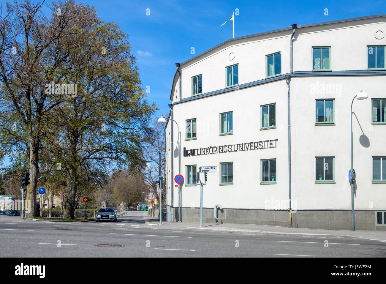 The medical faculty office building at Linkoping University on May 3 ...