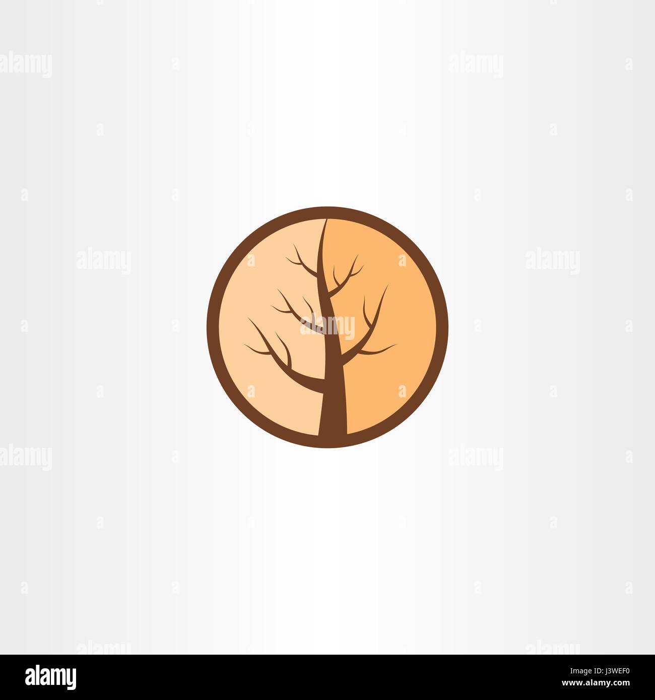 Tree vector logo hi-res stock photography and images - Alamy