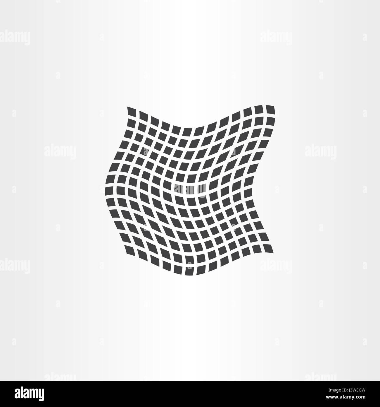 distorted dot halftone square vector background design Stock Vector ...