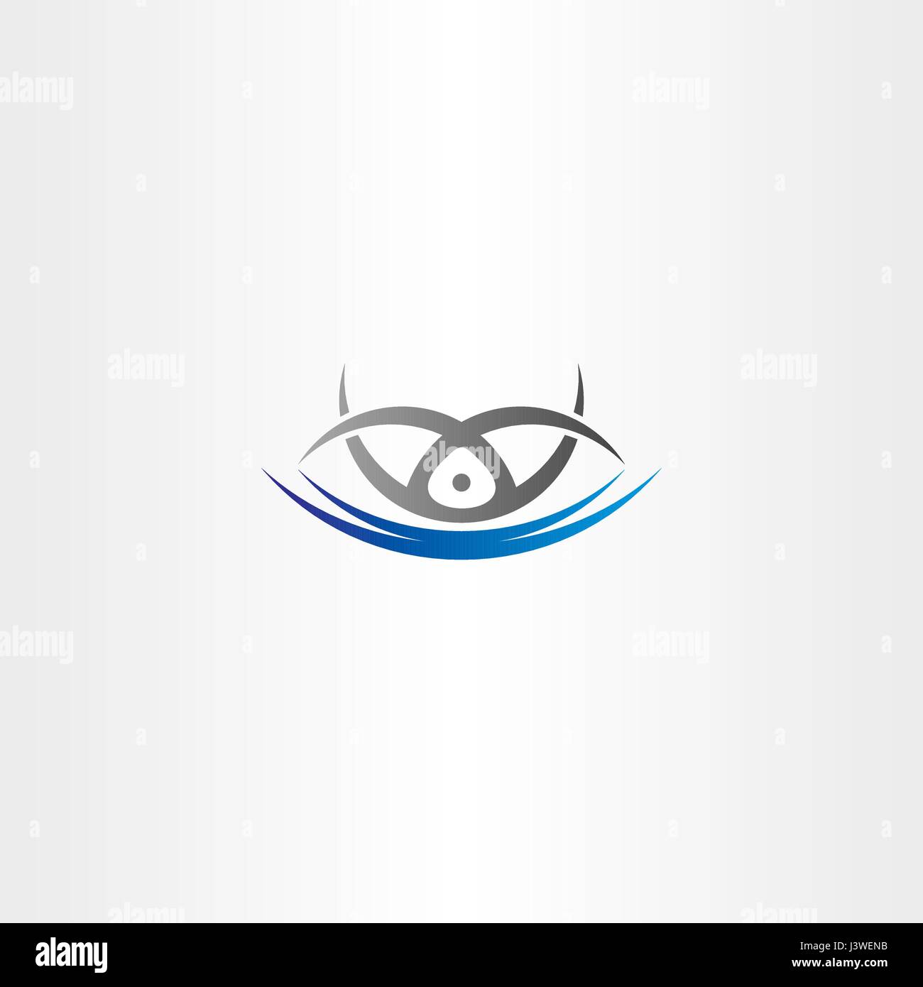 fish swim in blue water wave icon vector design Stock Vector Image ...