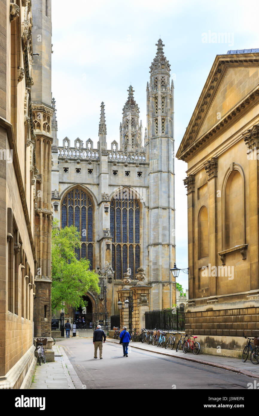 Historic architecture and colleges buildings in Cambridge, England, UK ...