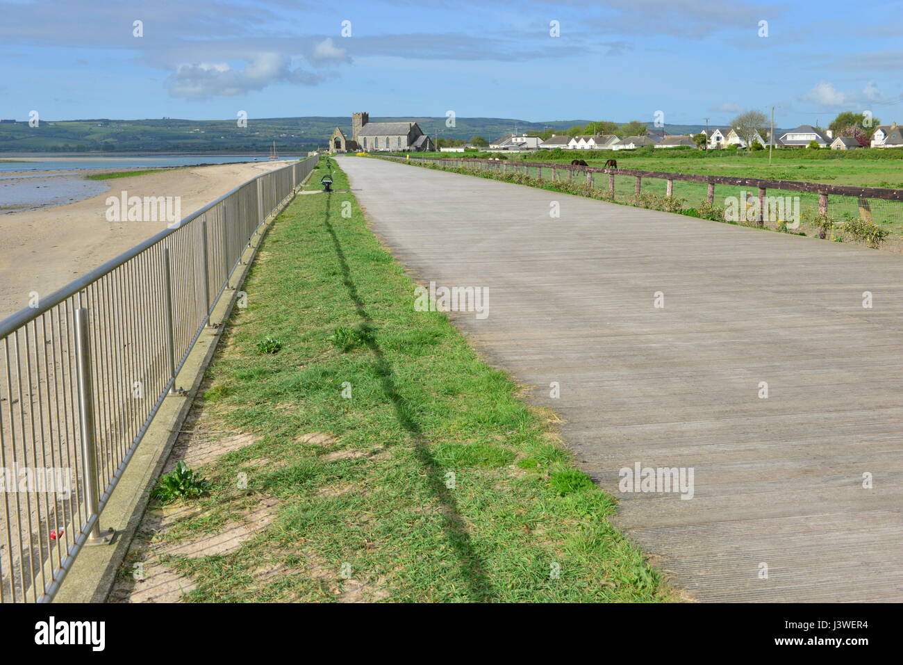 The beach at Dungarvan in Ireland in springtime Stock Photo - Alamy