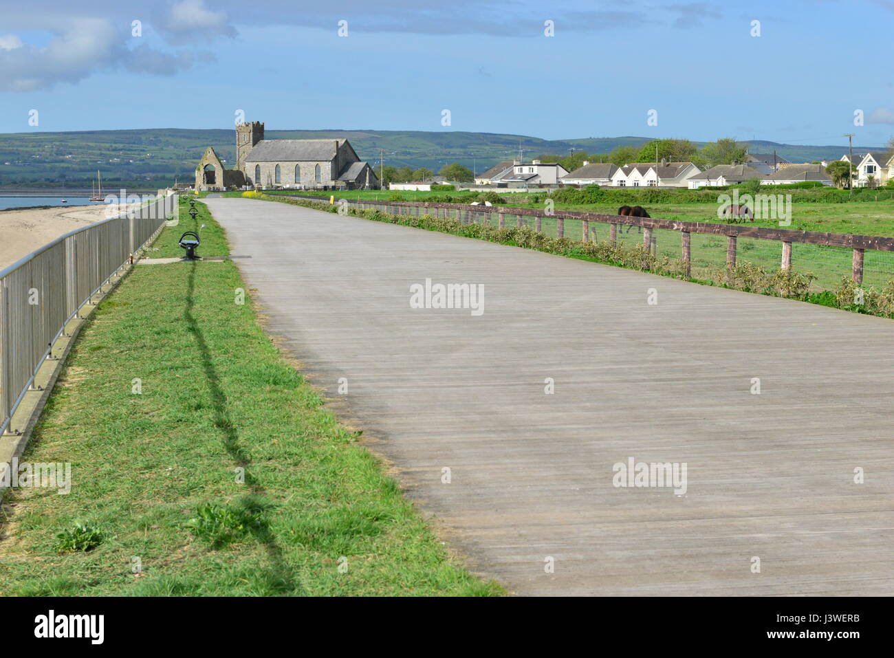 The beach at Dungarvan in Ireland in springtime Stock Photo - Alamy