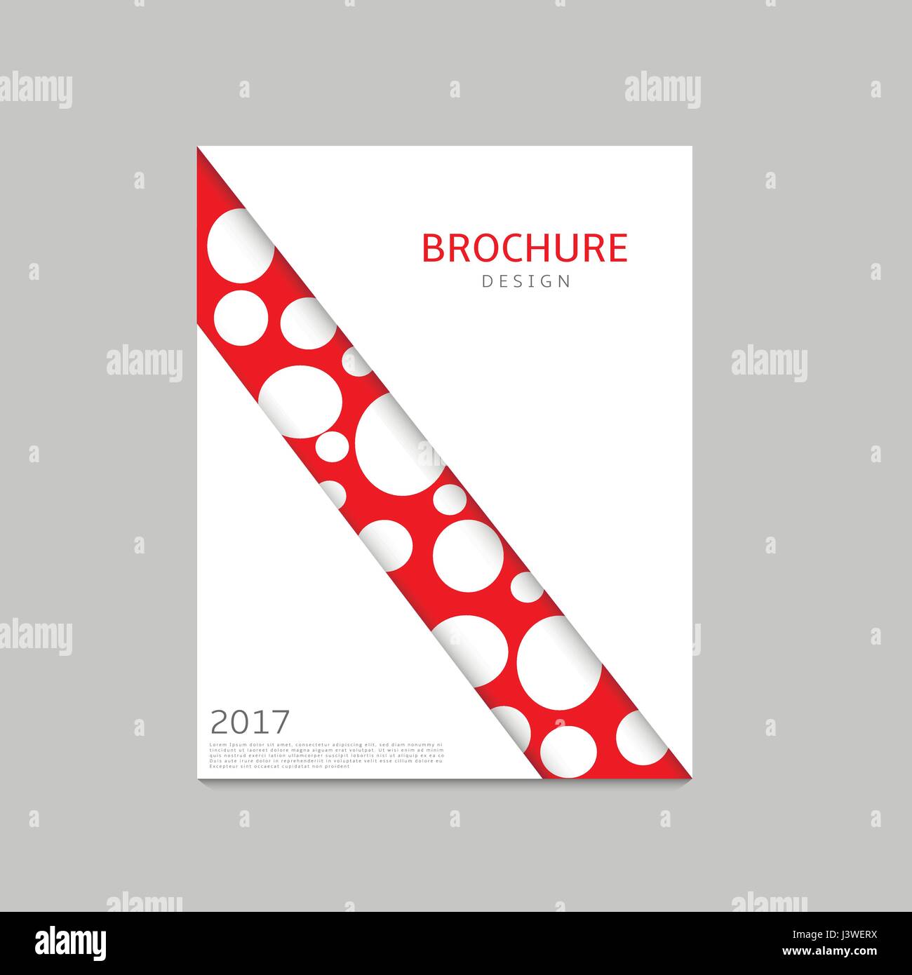 Simple Cover for business presentations. Vector illustration Stock ...