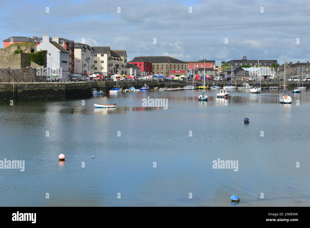 The harbour at Dungarvan in Ireland in Springtime Stock Photo - Alamy