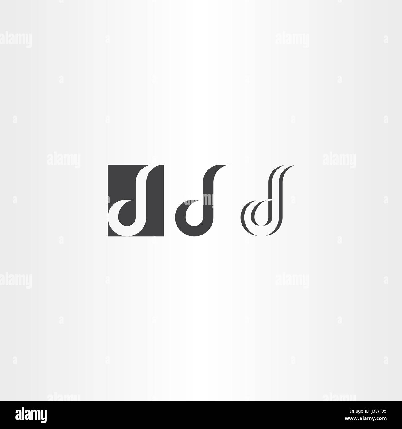Letter D Logo Black and White Stock Photos & Images - Alamy